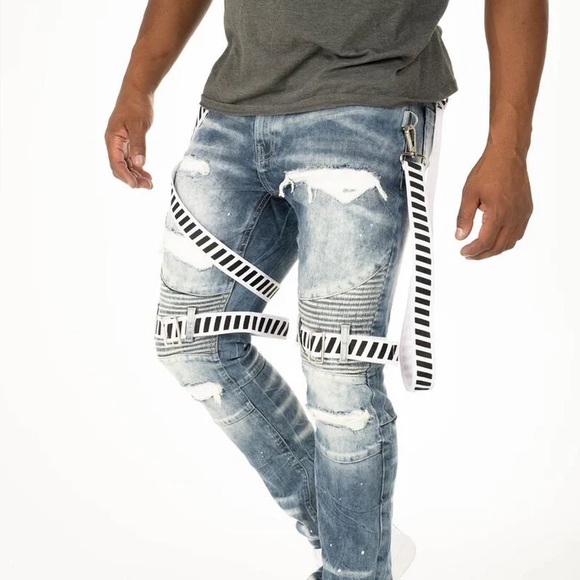 Solutus | Jeans | Solutus Premium Stretch Biker Jeans W Twill Trap ...